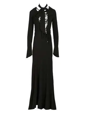 Attico Crepe Midi Dress