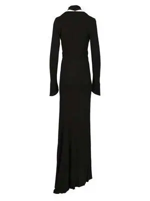 Attico Crepe Midi Dress