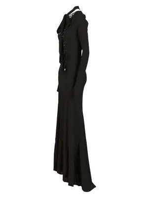 Attico Crepe Midi Dress