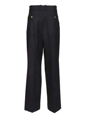 P.a.r.o.s.h Wide-leg Stretch Wool Trousers