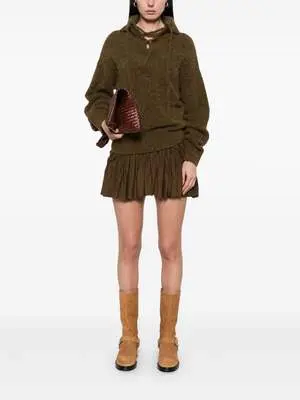Isabel Marant Étoile Phylia Alpaca-blend Lace-up Sweater - Brown