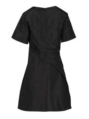 Loewe Twisted Dress In Silk Blend Taffeta