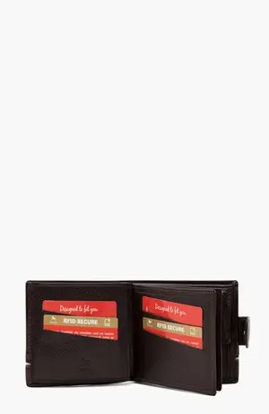 CAVALINHO The Sailor Trifold Leather Wallet 503 - Brown