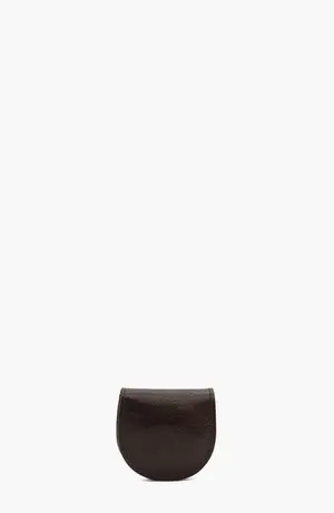 CAVALINHO Gentleman Leather Round Coin Purse 532 - Brown