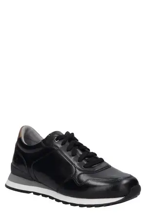 Josef Seibel Axel 02 Leather Lace Up Sneakers - Black