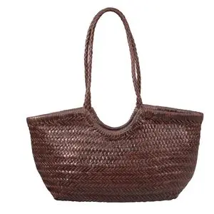 RIMINI Hand-woven Leather Bucket Bag