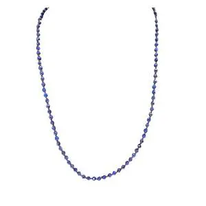 MADISON MAISON Faceted Lapis Lazuli Beaded Necklace