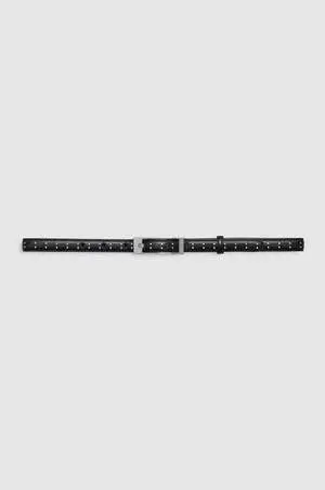 ANINE BING Elly Studded Leather Belt