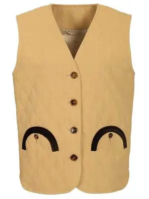 BLAZÉ MILANO Ghost Suffolk Gilet - Brown