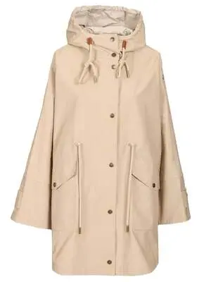 Moncler Brunnera Long Parka - Cream