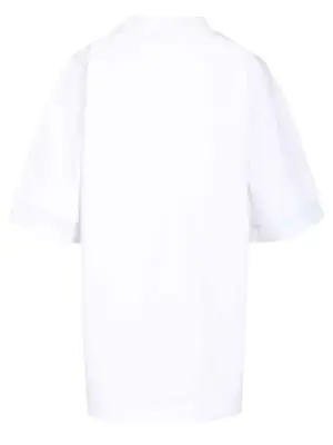 Alaïa Layered Cotton T-shirt - White