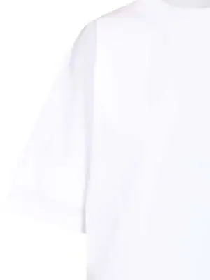 Alaïa Layered Cotton T-shirt - White