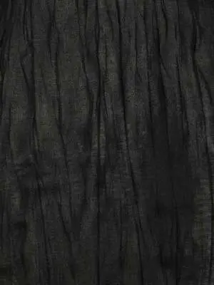 TOTEME Crinkled Knit Tank Dress - Black