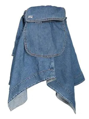 Loewe Denim Cargo Skirt - Blue