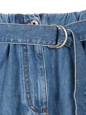 Loewe Denim Cargo Skirt - Blue