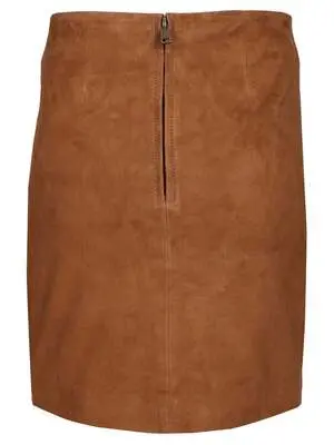 ROTATE BY BIRGER CHRISTENSEN Suede Mini Skirt