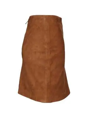 ROTATE BY BIRGER CHRISTENSEN Suede Mini Skirt
