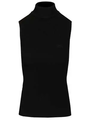 Loewe Sleeveless Top - Black