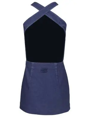 Miu Miu Gabardine Mini Dress