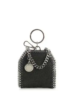 Stella McCartney Falabella Airpods Case Keychain - Black