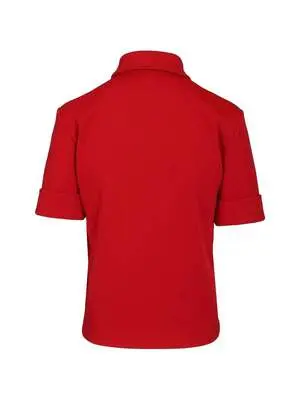 Miu Miu Technical Jersey Polo Shirt - Red