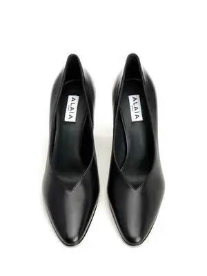 Alaïa 90mm Leather Pumps - Black