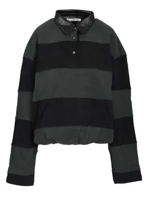 Acne Studios Striped Polo Sweater - Green