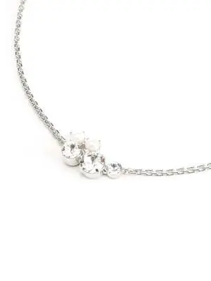 Givenchy Crystal And Pearl Mixed Y-s Necklace