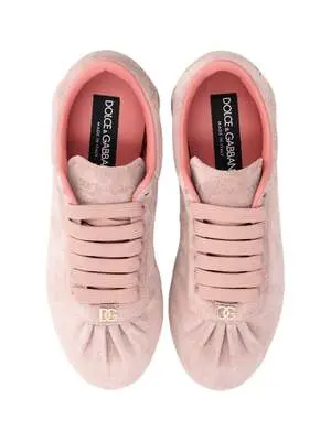 Dolce & Gabbana Ballet Sneaker In Suede