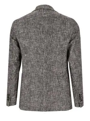 Tagliatore Prince Of Wales Alpaca Blazer