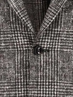 Tagliatore Prince Of Wales Alpaca Blazer
