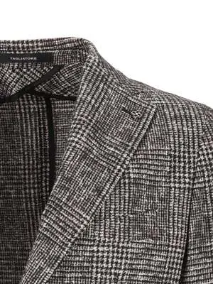 Tagliatore Prince Of Wales Alpaca Blazer