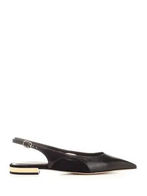 Chloé Saada Slingback Pumps With Gold Heel
