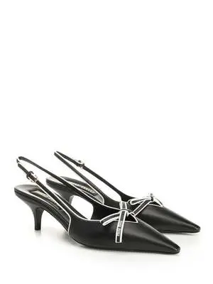 Miu Miu Slingback Décolleté In Nappa