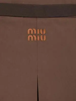 Miu Miu Gabardine Mini Skirt