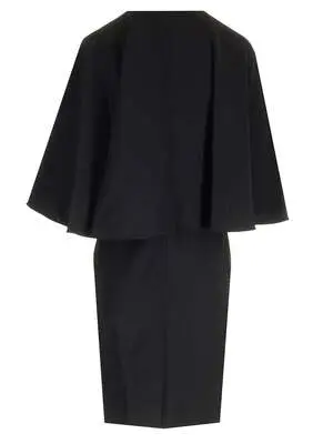 Chloé Cape Sleeves Mini Dress
