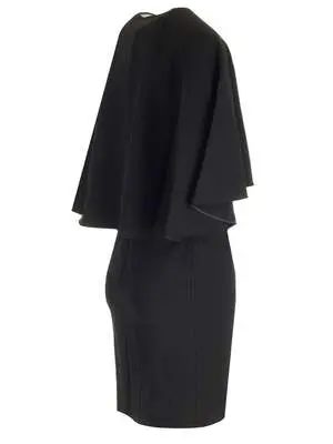 Chloé Cape Sleeves Mini Dress
