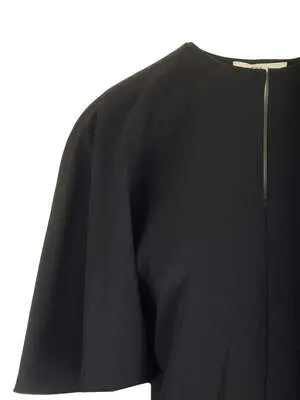 Chloé Cape Sleeves Mini Dress