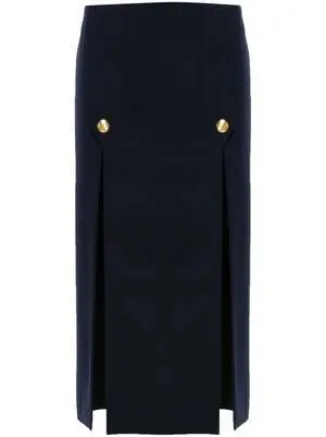 Chloé Wool Midi Skirt