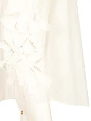 FORTE_FORTE Embroidered Cotton Poplin Shirt