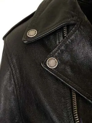 GOLDEN GOOSE Leather Biker Jacket