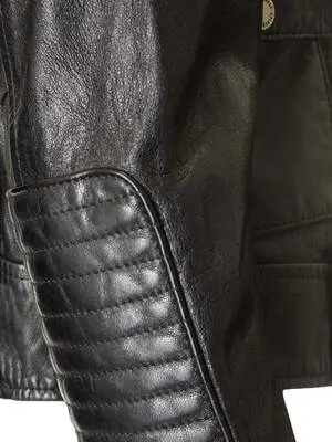 GOLDEN GOOSE Leather Biker Jacket