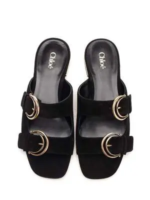 Chloé Alize Flat Double C Buckle Sleepers
