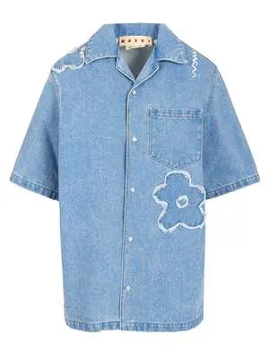 Marni Denim Shirt With Applique