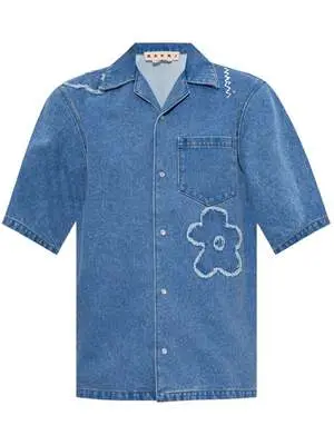 Marni Denim Shirt With Applique