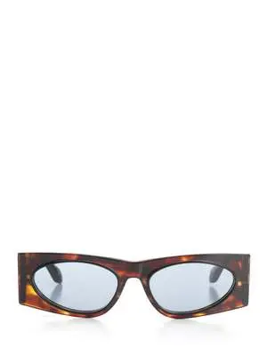 Alaïa Cat-eye Sunglasses With Tortoiseshell Frames - Brown
