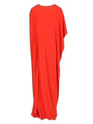 Stella McCartney Asymmetrical Cape Maxi Dress