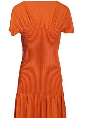 TOTEME Pleated Jersey Dress