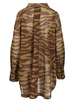 Attico Zebra Print Shirt