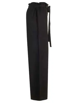 TOTEME Fluid Tie-waist Wide-leg Trousers